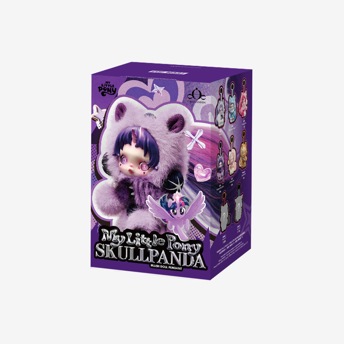 SKULLPANDA × My Little Pony Series Plush Doll Pendant – whale tide play
