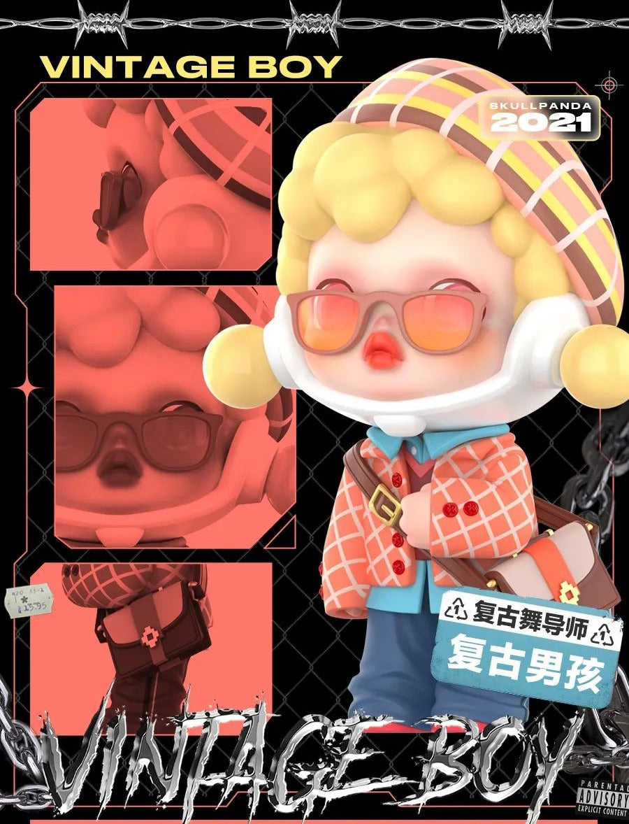 SKULLPANDA Hype Panda Series Figures – whale tide play